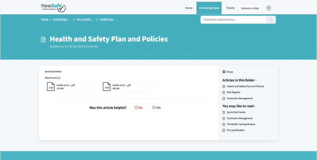Portal | ThinkSafe Global